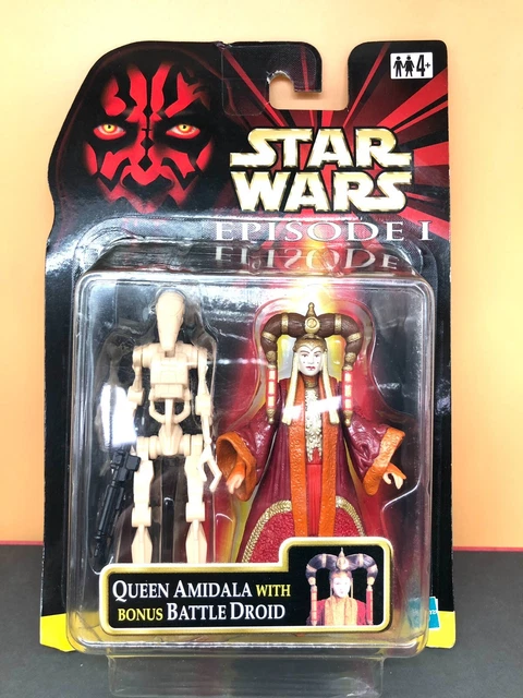FIGURINE QUEEN AMIDALA et Battle Droid Star Wars Episode 1 Collection 1 ...