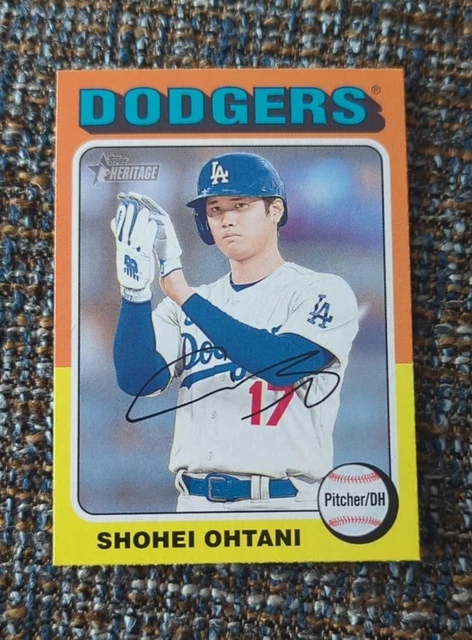 2024 TOPPS HERITAGE Baseball #371 Shohei Ohtani, Los Angeles Dodgers ...