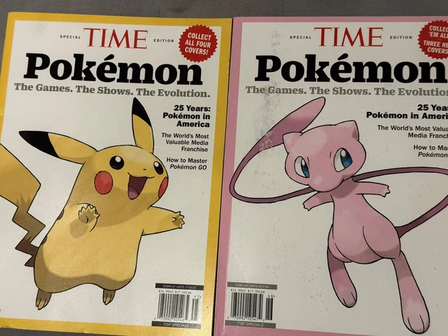 POKEMON TIME MAGAZINE Special Edition Mew Pikachu Cover 25 Years in ...