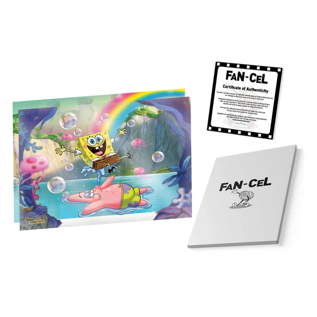 SPONGEBOB SQUAREPANTS ART Print Limited Edition Fan-Cel 36 x 28 cm EUR ...