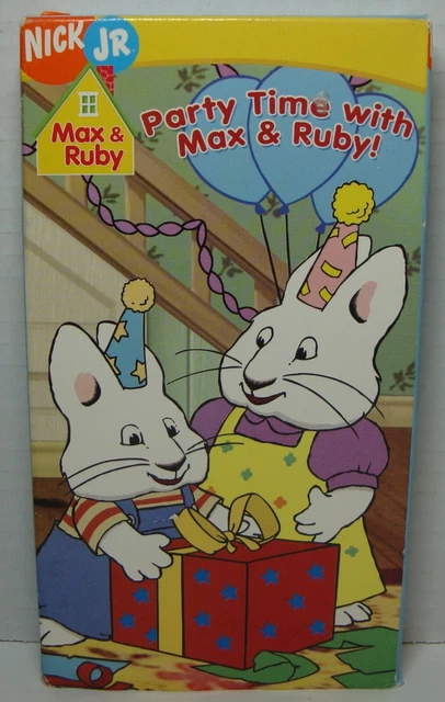 PARTY TIME WITH Max & Ruby Vhs Tape 2006 Nick Jr $34.99 - PicClick CA