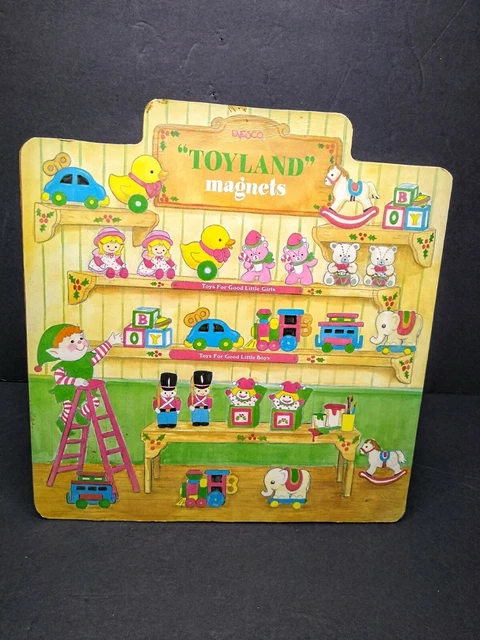 VINTAGE 1987 ENESCO Imports Magnetic Picture Board (Board Only) Toyland ...