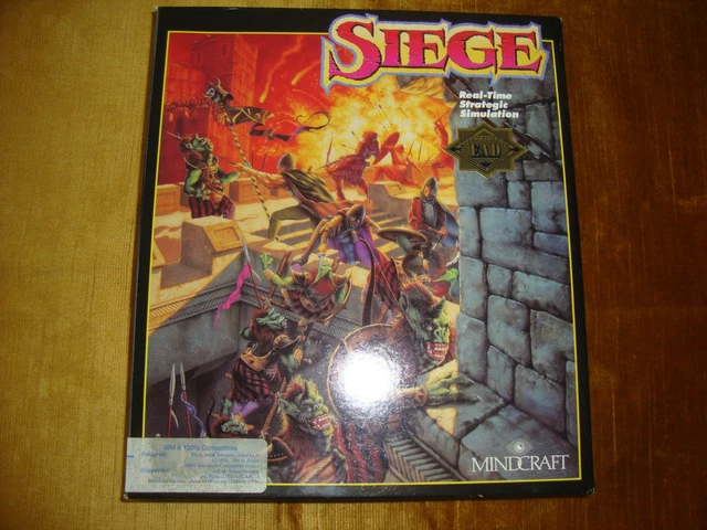 JEUX VIDÉO VINTAGE SIEGE disquette IBM 1992 MINDCRAFT EUR 20,00 ...