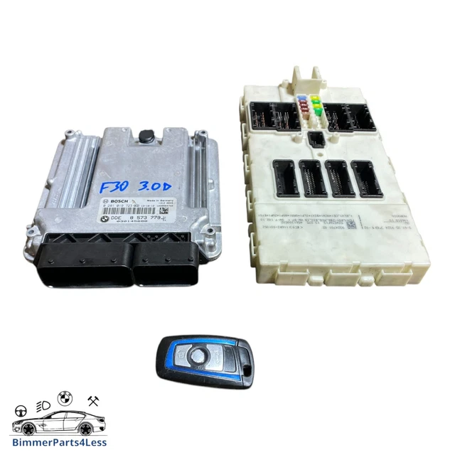 2013 BMW 3 Series Lock Set ECU Kit F30 330d N57D30A 255BHP Engine ...