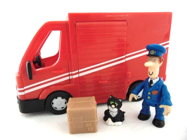 POSTMAN PAT AND Jess The Cat With Sds Parcel Van And Parcel £10.00 ...