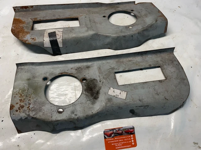 FORD CORTINA MK2 Front Inner Wing Strut Top Repair Panels Pair NOS ...