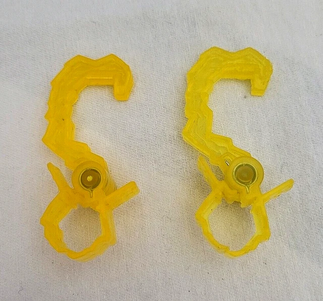 PAW PATROL MIGHTY Lookout Tower 2 x Yellow Zip Line Clips Spare ...