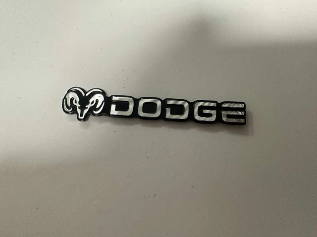 DODGE ALUMINUM CAR Badge Auto Decal Detail Emblem Logo Sticker M152-4 ...