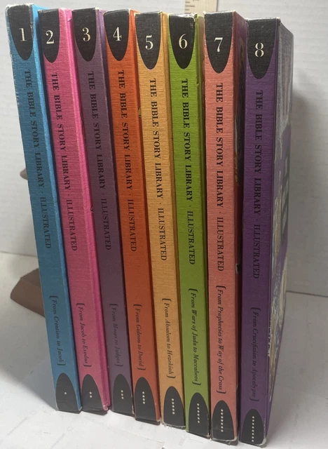 THE BIBLE STORY Library Illustrated COMPLETE 1963 Volumes 1-8 £19.75 ...