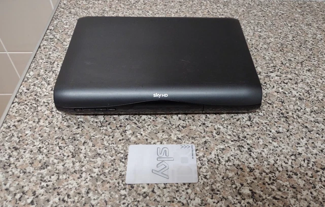 SKY HD BOX - Black - Unit and Viewing Card (DRX595) £29.99 - PicClick UK
