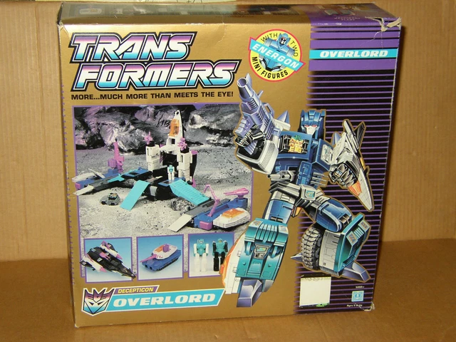 OVERLORD G1 100% Transformers vintage GodMasters Powermaster 1991 Power ...