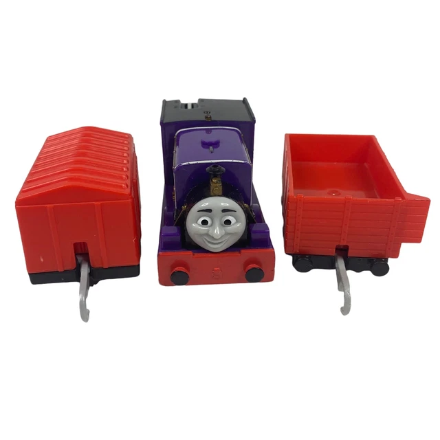 THOMAS & FRIENDS Trackmaster Charlie with Red Cargo Car Lot Mattel ...