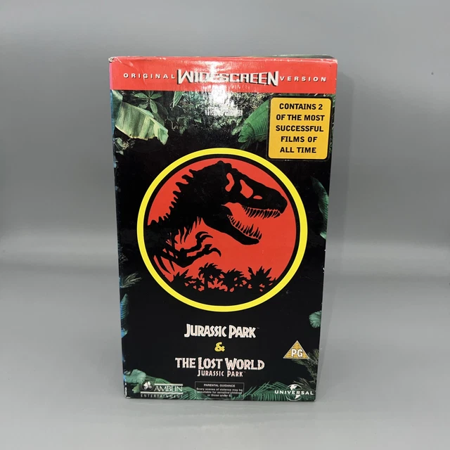 JURASSIC PARK & the Lost World Wide Screen VHS Box set Tape Bundle £6.99 - PicClick UK