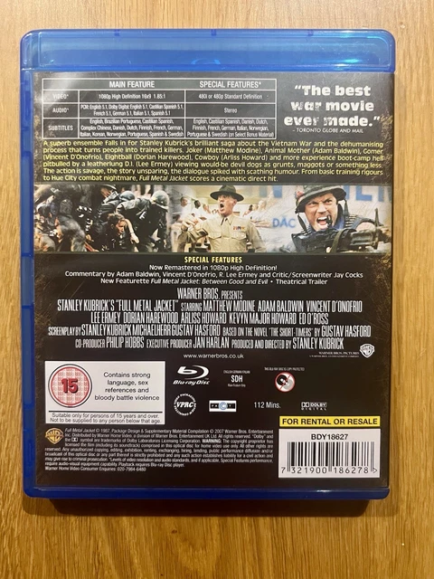 FULL METAL JACKET (Blu-ray, 1987) £1.16 - PicClick UK