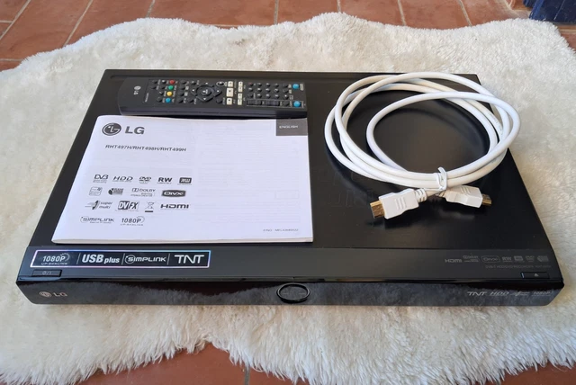 LG RHT497H LECTEUR DVD TNT HDD Recorder Enregistreur Disque Dur 160GB ...