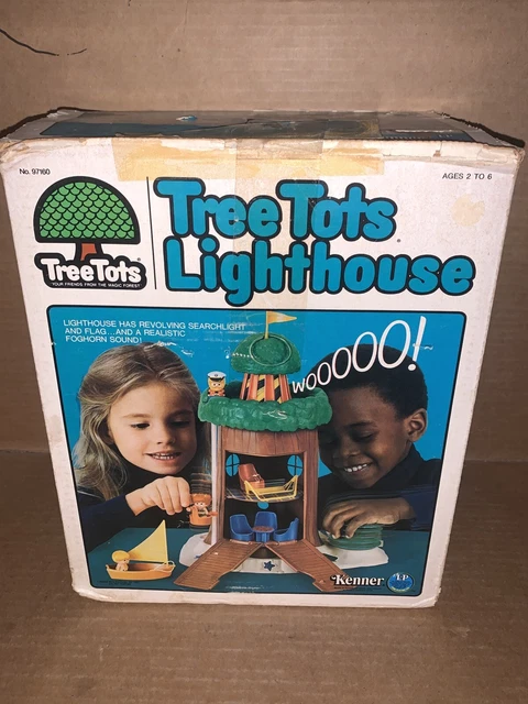 VINTAGE KENNER TREE Tots Tree Tots Lighthouse Playset With Box $54.99 ...
