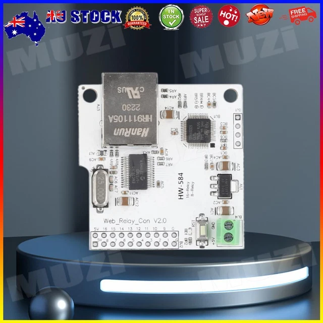 16 CHANNEL W5100 Network Web P2P Relay Control Switch Module 2A 5V (16 ...