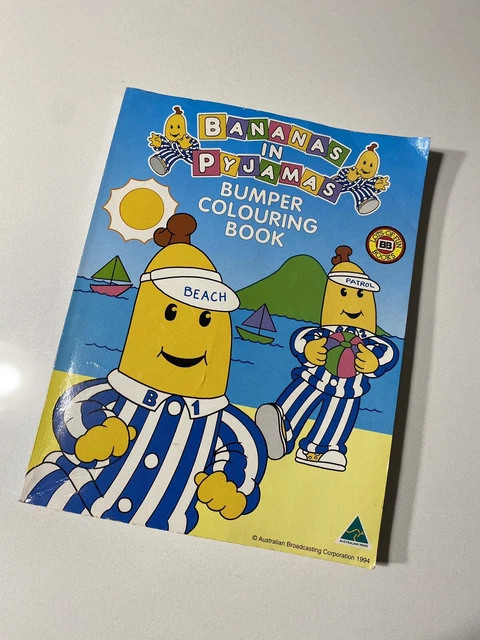 BANANAS IN PYJAMAS Bumper Colouring Book Free Post ABC 1994 Original ...