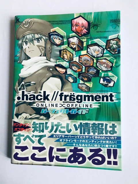 .HACK FRAGMENT EN ligne/hors ligne Guide parfait avec Spine Card PS2 ...