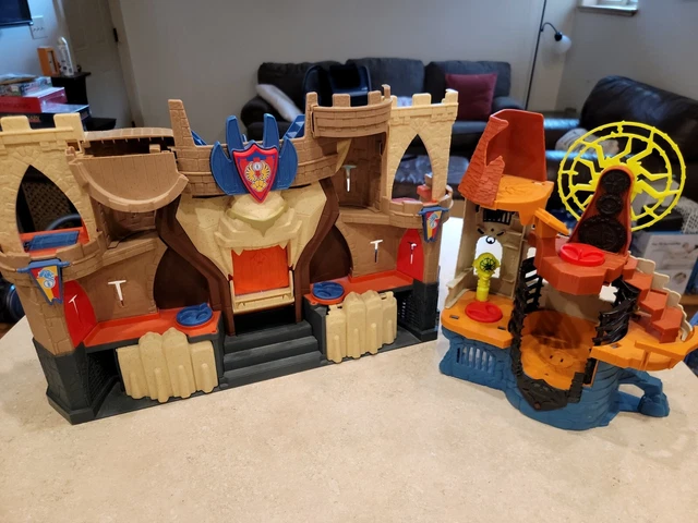 FISHER PRICE IMAGINEXT Lion's Den Castle + Wizard Tower (No Figures) £ ...
