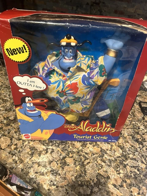 VINTAGE WALT DISNEY Aladdin Genie Doll Mattel Collectible 1993 Goofy ...