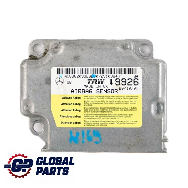 MERCEDES-BENZ W169 W245 ECU Control Unit Sensor Module Airbag ...