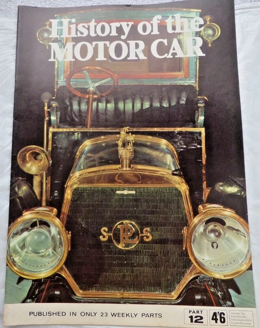HISTORY OF THE Motor Car Magazine 1969 No 12 Published in 23 weekly ...