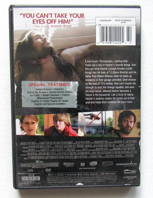 HESHER - WIDESCREEN 2010 DVD VG+ Natalie Portman Rainn Wilson $5.00 ...