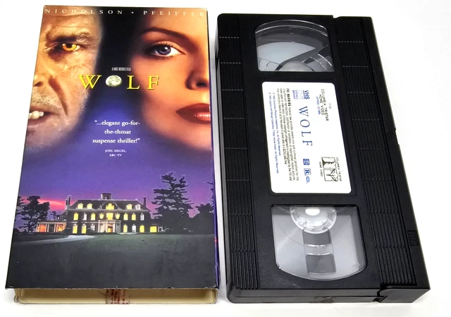 WOLF VHS 1994 Jack Nicholson Michelle Pfeiffer $16.81 - PicClick CA