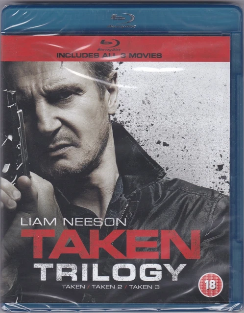Taken Complete Trilogy Blu Ray 3 Disc Set New And Sealed £7 50