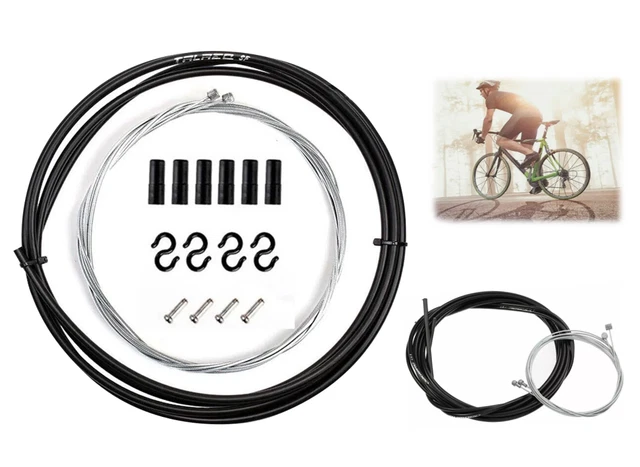 BICYCLE GEAR CABLE Brake Set Inner&Outer Front&Rear MTB Mountain Bike ...