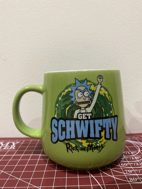 RICK AND MORTY Get Schwifty Mug Cartoon Network EUR 10,38 - PicClick IT