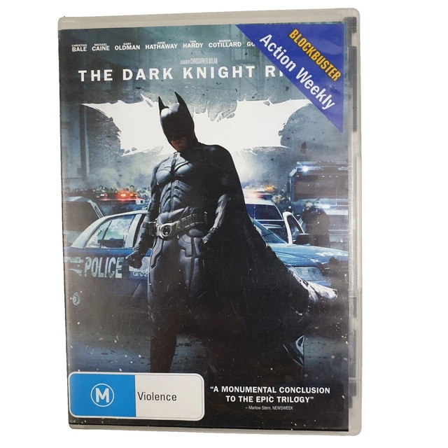 THE DARK KNIGHT Rises (DVD, 2012), Region 4, PAL, Action, Adventure ...