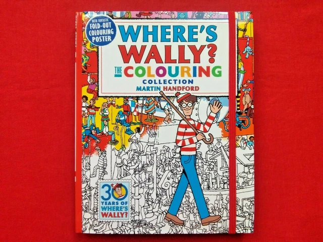 WHERE'S WALLY - The Colouring Collection - Martin Handford - Paperback ...