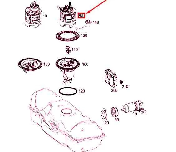 MERCEDES-BENZ G W463 Kraftstoffpumpe A1904700294 NEU ORIGINAL EUR 541 ...