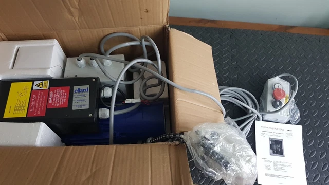 ELLARD 3 PHASE Electric Flange Motor 400v/3ph/50Hz 100Nm Door shutter £ ...