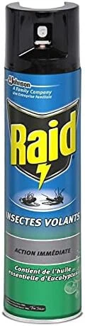 LOT DE 5 - RAID - Insectes volants Insecticide Action immédiate ...