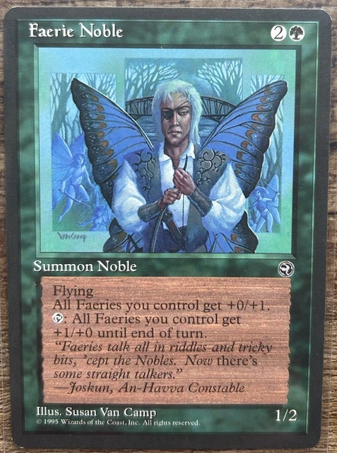 FAERIE NOBLE - Homelands - Magic The Gathering MTG B4 $4.99 - PicClick AU