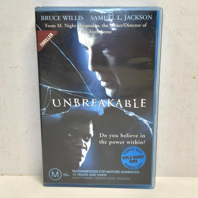 UNBREAKABLE - BIG Box VHS Tape - Ex Rental $29.50 - PicClick AU