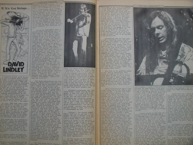 DARK STAR MAGAZINE. Issue 8. 1977. David Lindley, Flamin' Groovies, Jim ...