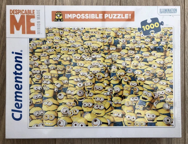 DESPICABLE ME - Minion Made, Impossible Puzzle - 1000 Piece, Clementoni ...