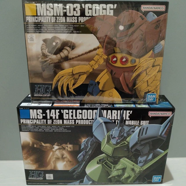 GUNPLA HGUC 1/144 Msm-03 Gogg Ms-14F Gelgoog Marinene $153.64 - PicClick AU