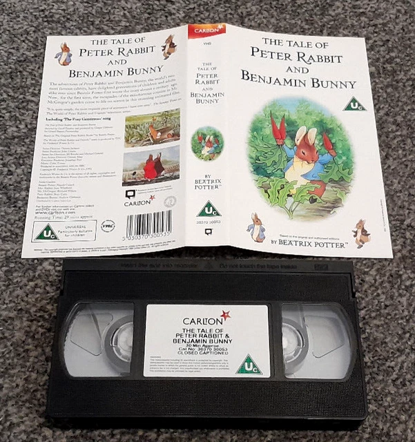 THE TALE OF Peter Rabbit Sleeve And Tape Only Pal Vhs Video C5 Children ...