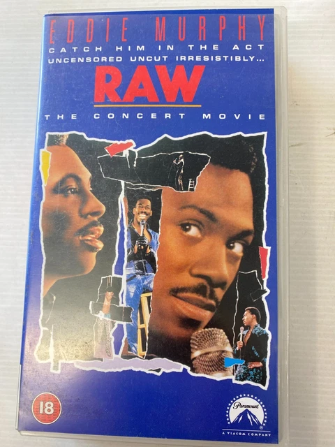 RAW THE CONCERT Movie Vhs Video Tape Vintage Eddie Murphy £3.79 ...