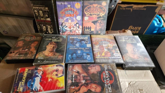 VINTAGE VHS WWF WRESTLING Survivor Series Collection $240.00 - PicClick AU
