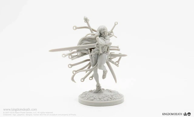 KINGDOM DEATH MONSTER KDM - White Speaker Sword Hunter - BNIB **Rare ...