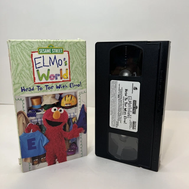 ELMO'S WORLD HEAD To Toe With Elmo! VHS VCR Used Video Tape Sesame ... ELMO'S WORLD HEAD To Toe With Elmo! VHS VCR Used Video Tape Sesame ...