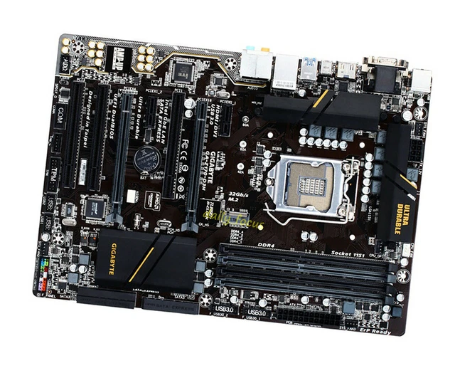 GIGABYTE GA-Z170-D3H MOTHERBOARD Socket LGA1151 DDR4 Intel Z170 ATX ...
