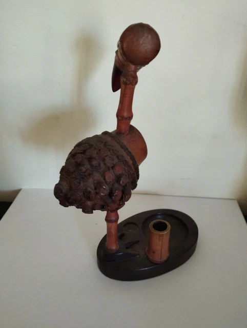 ANCIEN PYROGÈNE PORTE allumettes Henry Howell YZ Dunhill art populaire ...