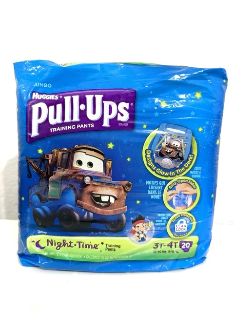 2015 HUGGIES PULL-UPS Night-Time Glow 3T-4T Jake Neverland Pirates ...